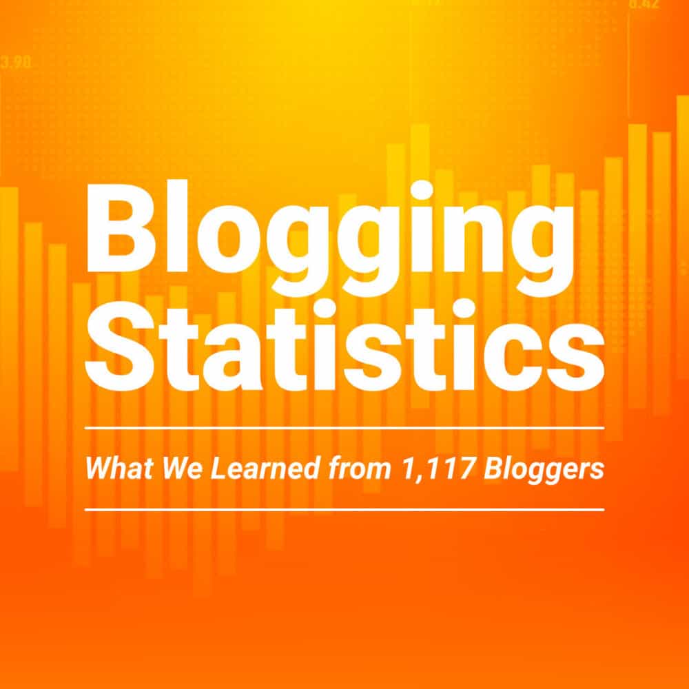 Data from Our Study of 1,117 Bloggers (Income, Tactics & More)